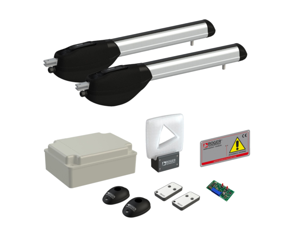 KIT BE20/210 - Roger Brushless pohony křídlových bran do 2,5m jednoho křídla | Epohony.cz